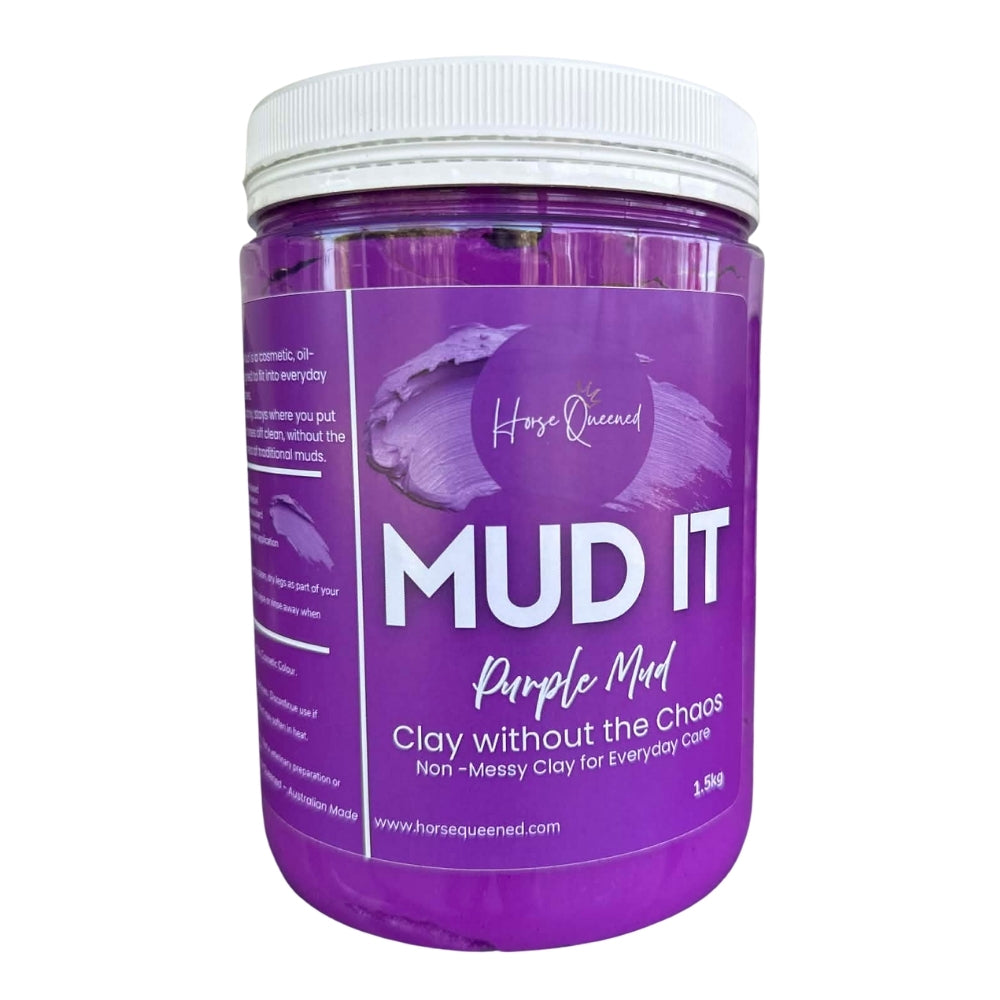 Mud It – Purple Clay for Horses | Clay Without the Chaos - Horsey People